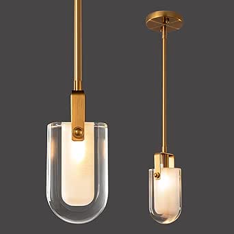 LMQNINE Kitchen Light Fixtures Ceiling Gold Mini Pendant Lights Bedroom ...
