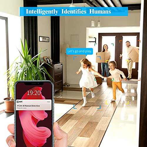 {Dual Antennas for Wi-Fi Enhanced} AI Human Detected 2K 3.0MP Wireless Security Camera System ...