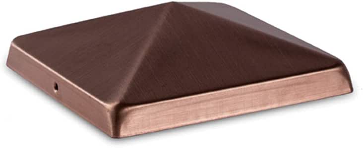 Woodway Copper Crown 4x4 Post Cap – Premium Copper Fence Post Cap ...