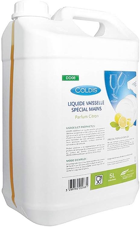 Liquide Vaisselle Spécial Mains Parfum Citron - Lot de 2 Bidons 5L: Amazon.fr: Epicerie