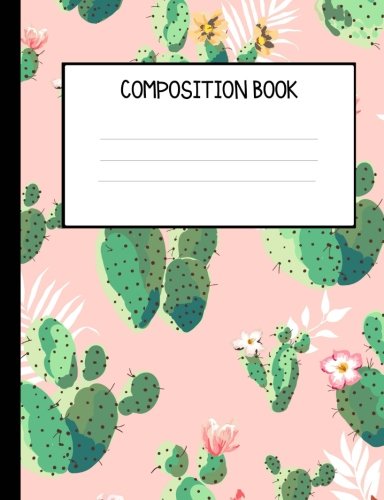 Pink Cactus Composition Notebook: Cute Class Books: 9781974364008 ...