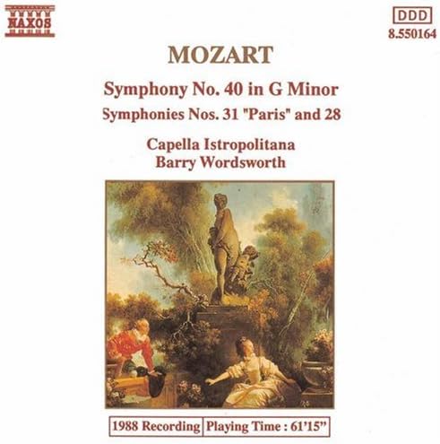 Mozart: Symphony No. 40 in G Minor / Symphonies Nos. 31 Paris and 28 ...