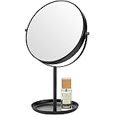Amazon.com - 15X Magnifying Tabletop Mirror on Stand - Dual Sided 15x ...