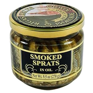 Riga Gold Smoked Sprats in Oil 270g (2-pack): Amazon.com: Grocery ...