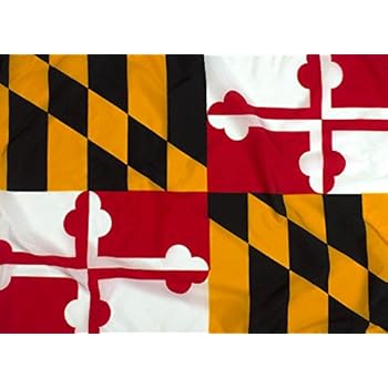 Amazon.com : Federal Flags 3x5ft Maryland Flag Outdoor Nylon : Garden ...