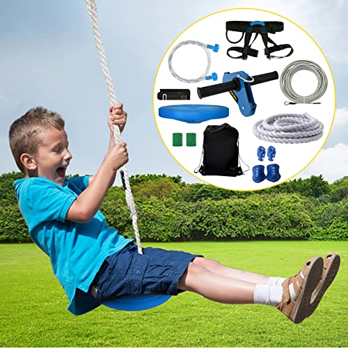 VEVOR Zip line Kits for Backyard 80FT, Zip Lines for Kid and Adult ...