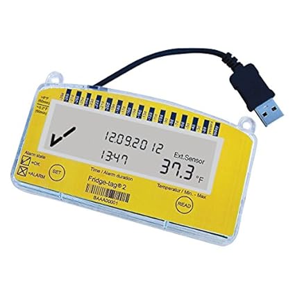 Amazon.com: DayMark Fridge-Tag 2, Cooler Temperature Monitor ...