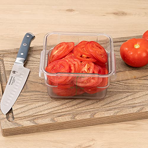 Met Lux 2 Quart Brine Bucket, 1 Square Marinating Container - With ...