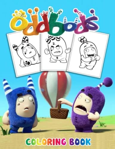 Oddbods Coloring Book: Amazing Drawings - All Characters Oddbods World ...