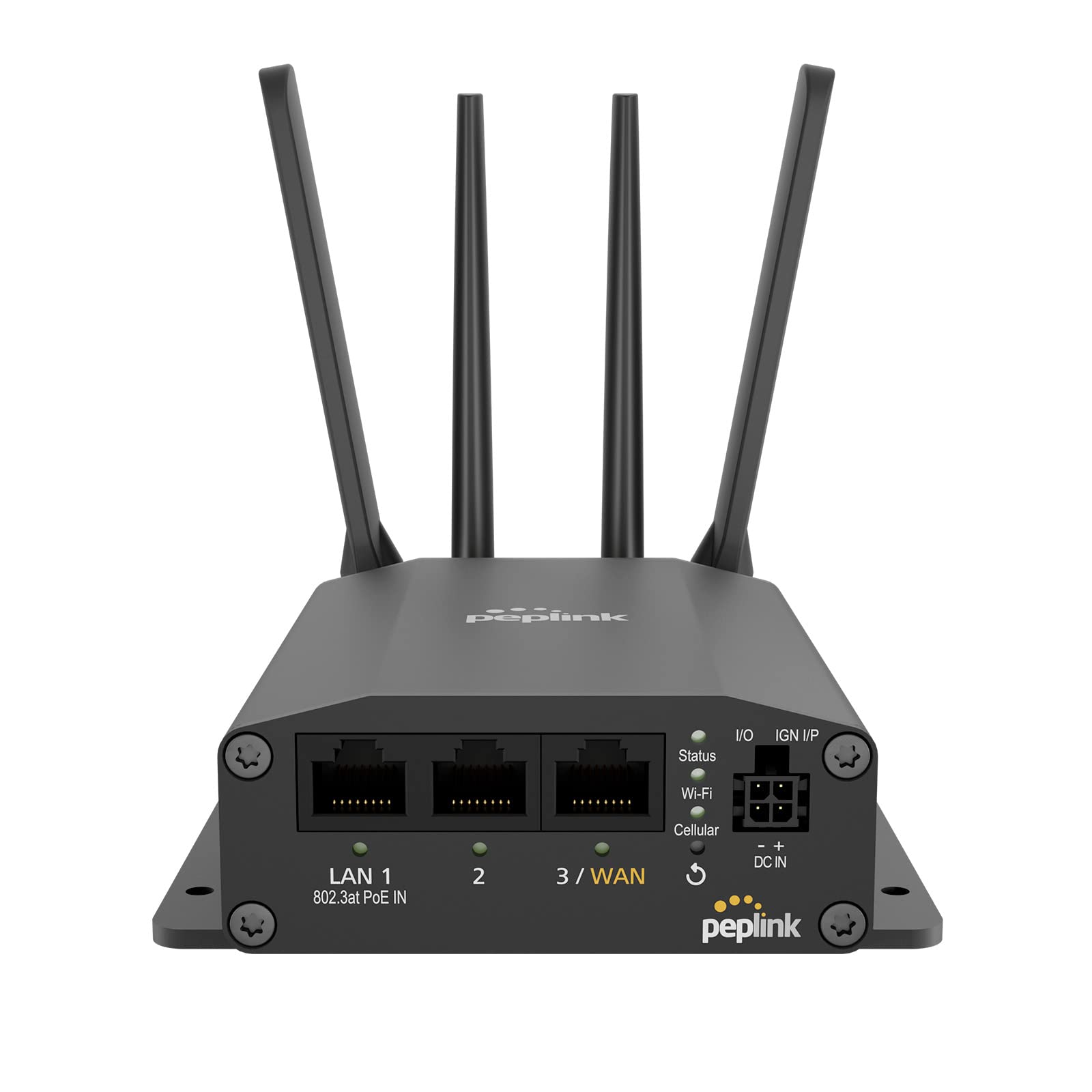 Peplink Cellular Router MAX BR1 Mini - LTE (CAT 7) WiFi Router | LTE Cellular Modem | 3 Ethernet ...