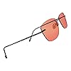 BRADDELL OPTICS Women's FL-41 Rose Tinted Migraine Light Sensitivity ...