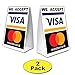 Amazon.com : We Accept Credit Cards AmEx Visa MasterCard Discover ...
