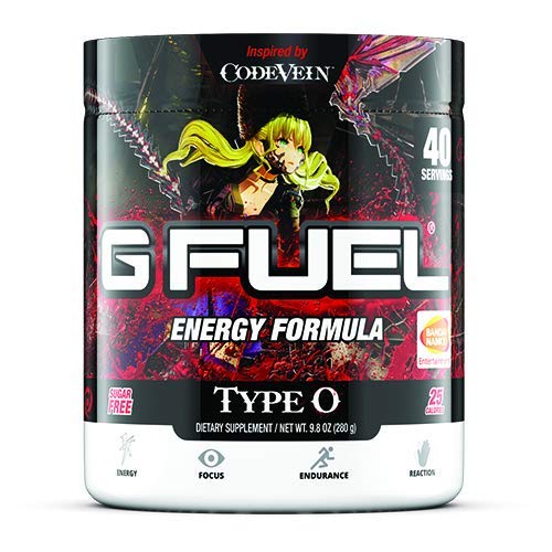G Fuel Type O Tub (40 Servings) Elite Energy and Endurance Powder 9.8 ...