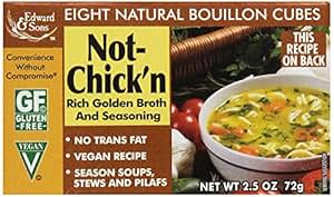 Amazon.com : Edward & Sons Not Chicken Bouillon Cubes, 2.5 oz (PACK OF ...