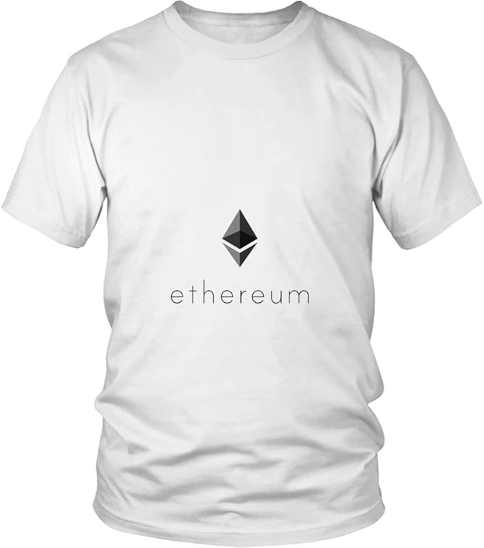 Ethereum T-Shirt - Official Ethereum Logo and Name - Show ETH Crypto ...