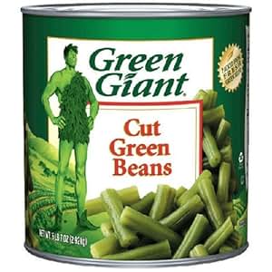Amazon.com : Green Giant Cut Green Beans - 6 lb. 7 oz. can : Canned And ...