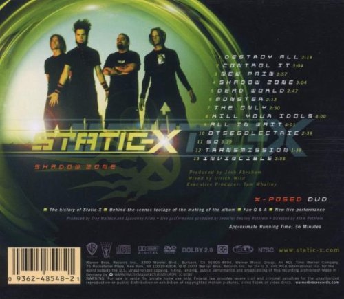 Static-X Album: «Shadow Zone (Bonus DVD)»