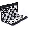 Amazon.com: Foldable MINI Magnetic Chess Set Portable Wallet Pocket ...