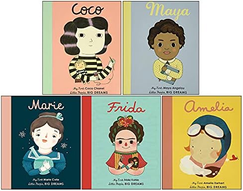 Little People, Big Dreams Series 1 : 5 Books Collection Bundle Set ...