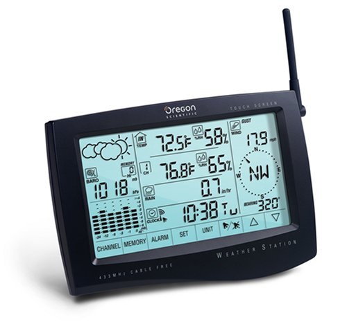 Oregon Scientific WMR968 Black Weather Station - Weather Station (Black ...
