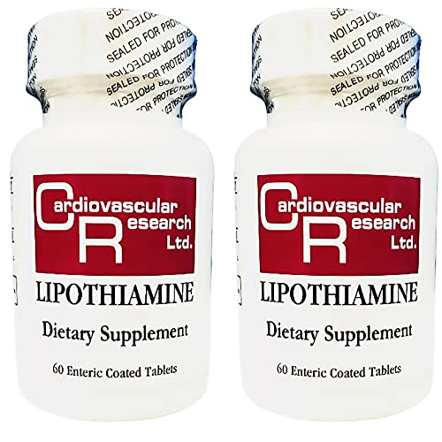 Cardiovascular Research Thiamine B1 Supplement 120 Tablets - Vitamin B1 ...