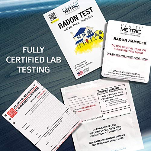 Radon Test Kit for Home - Easy to Use Charcoal Radon Gas Detector for ...