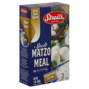 Amazon.com: Streit's Spelt Matzo Meal, 16-Ounce Boxes (Pack of 3)