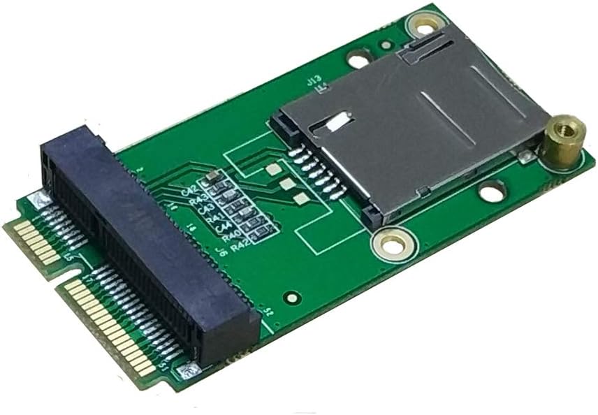 EXVIST 4G LTE Industrial Mini PCIe to Mini PCIe Adapter W/SIM Card Slot ...