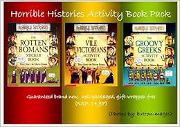 HORRIBLE HISTORIES Scholastic Activity Book Collection / Gift Set ...