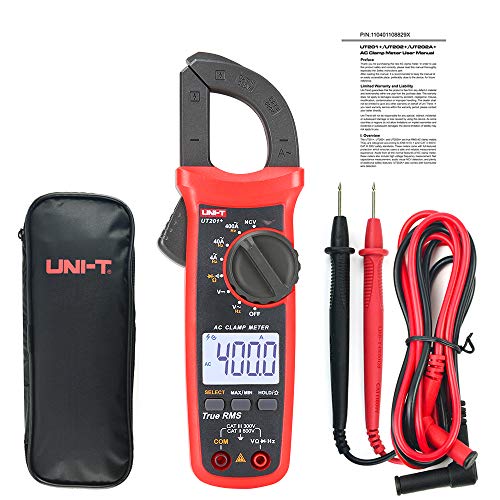 UNI-T UT201+ Digital Clamp Meter 4000 Counts Multimeter auto Range True ...