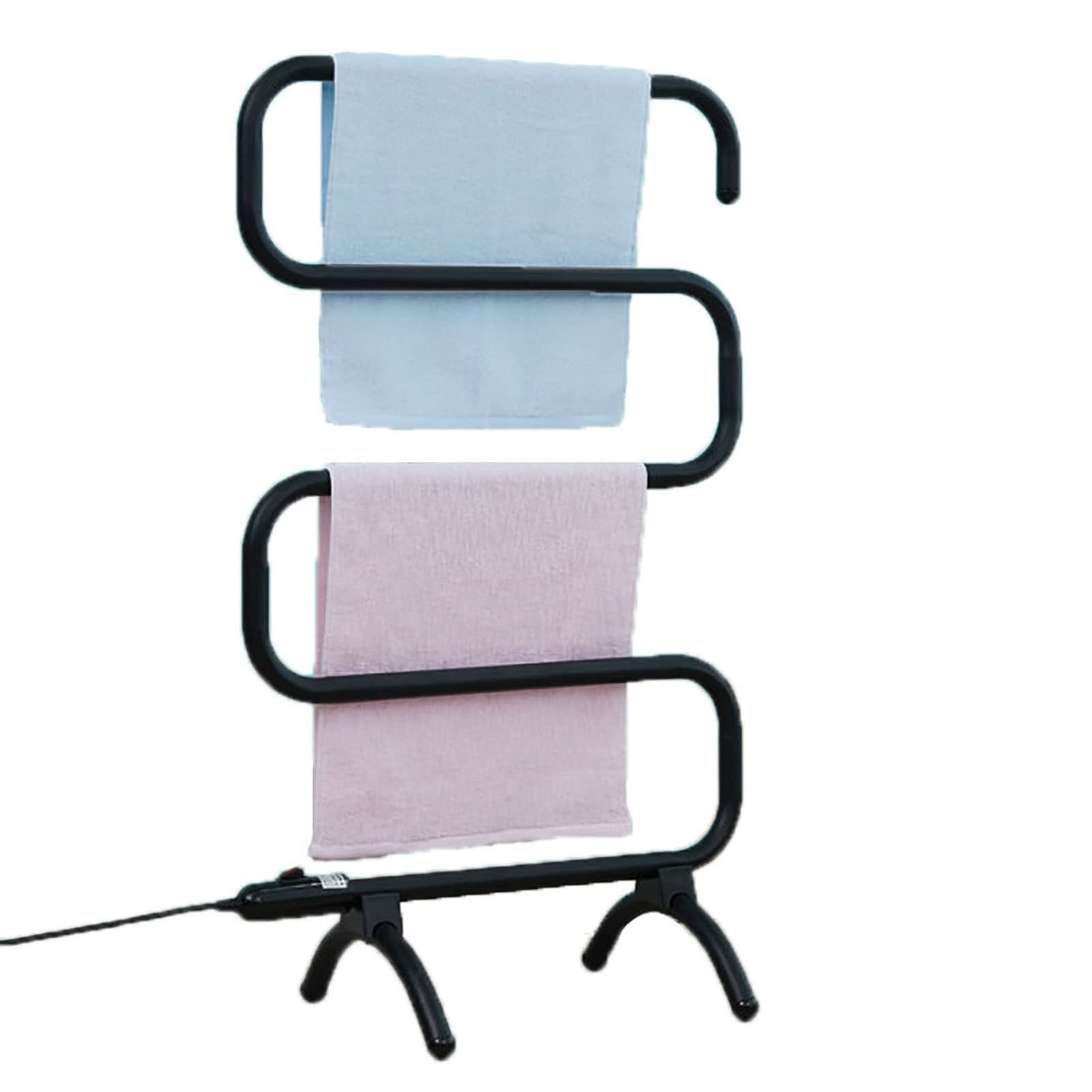 Mua ZHUOYA Electric Heated Towel Warmer Rack S Shape, Free Standing ...