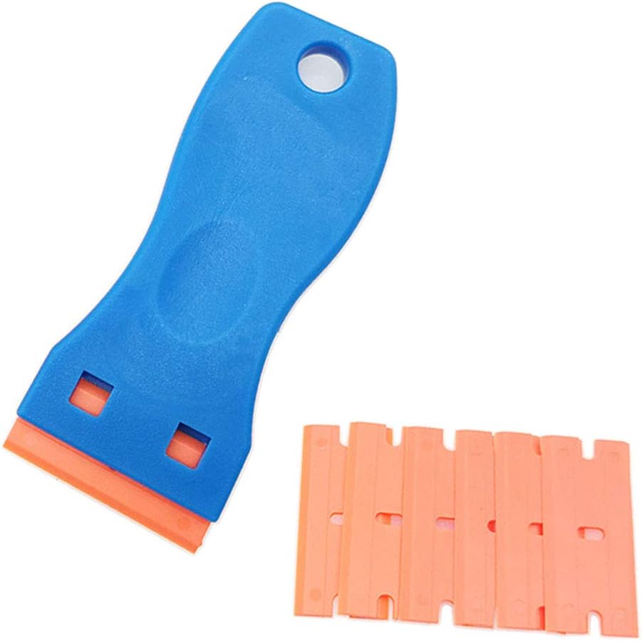Sticker Scraper, Removing Labels Clean Windows Plastic Car Foil Tool ...