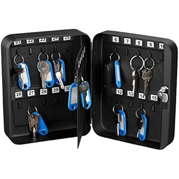 Amazon.com: Ge Security/Supra Keysafe Slim Lock Box 1004 Key Cabinet ...