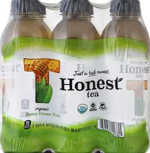 Amazon.com : Honest Honey Green Tea, 16.9 oz., 6 pack : Grocery ...