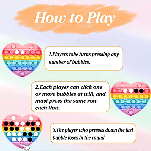 3 Packs Bubble Pop Popit Popper Fidget It Toy, Push Poppits Poop Poppop ...