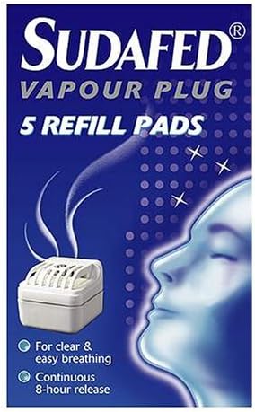 Sudafed Vapour Plug x5 Refill Pads: Amazon.co.uk: Health & Personal Care