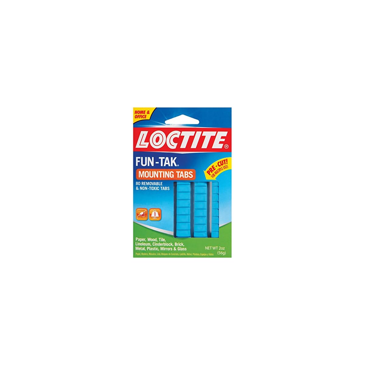 Loctite Home and Office 2-ounce Pack Fun-tak Mounting Putty Tabs by ...