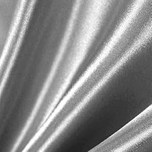 Amazon.com: Silver Satin Fabric 60" Inch Wide - 20 Yards By Roll - For ...