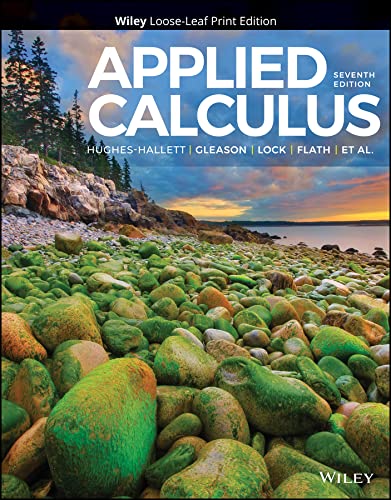 Applied Calculus: Hughes-Hallett, Deborah, Pasquale, Andrew, Tecosky ...