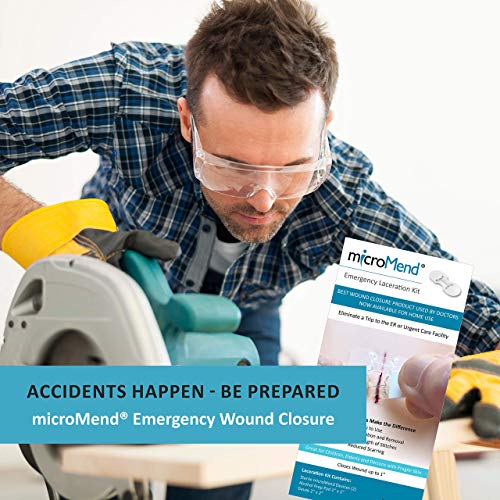 microMend Emergency Wound Closures Surgical Quality Laceration Repair ...