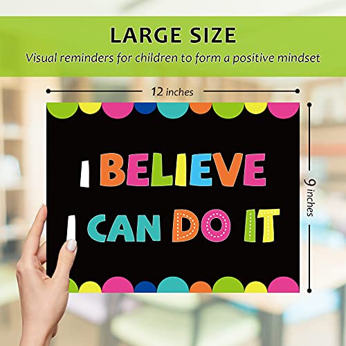 Growth Mindset Posters Bulletin Board Decorations 20 Pcs Positive ...