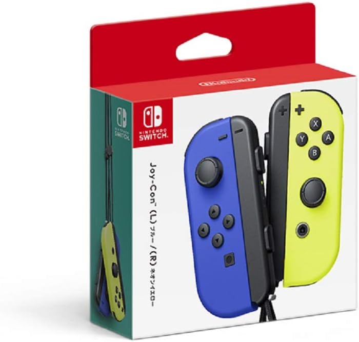 Nintendo Blue/Neon Yellow Joy-Con (L-R) - Switch (Japan Import): Amazon ...