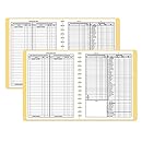 Amazon.com : Dome 612 Monthly Bookkeeping Record with Tan Cover and 128 ...