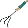 Amazon.com : ToolTreaux Wooden Steel Handheld Triple Claw 3 Prong ...