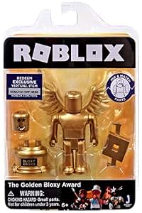 Amazon.com: Roblox Gold Collection The Golden Bloxy Award Single Figure ...