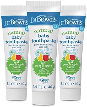 سعر Dr. Brown's Baby Toothpaste, Apple Pear Flavor Toddlers and Kids ...