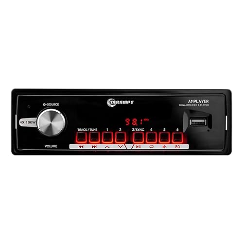 Taramp's Amplayer 400 Car Stereo Player, 4 Channels 400 Watts RMS ...