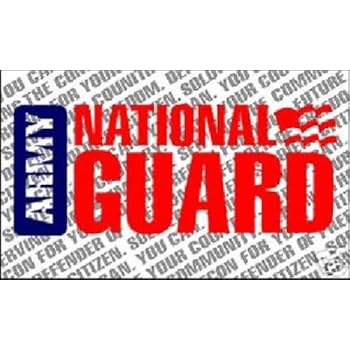 Amazon.com : US Army National Guard Flag Military Banner United States ...