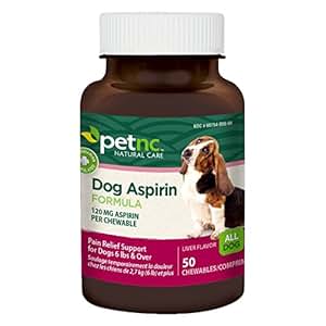 Amazon.com: PetNC Natural Care Dog Aspirin, 50 Count: Pet Supplies