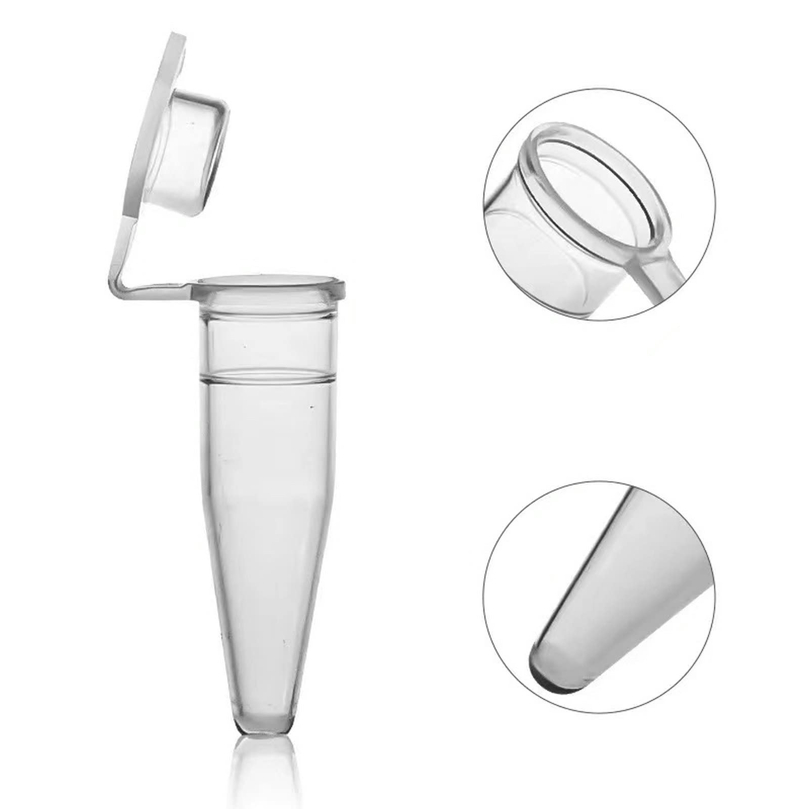 PCR Tubes - 0.2ml PCR Tube With Flat Caps, Ultra Thin Wall, DNase/RNase Free,Pack Of 1000 on ...